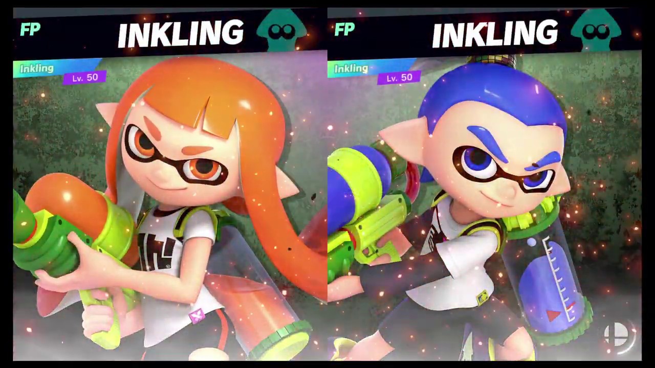 Super Smash Bros Ultimate Amiibo Fights Request #2487 Inkling Girl vs ...