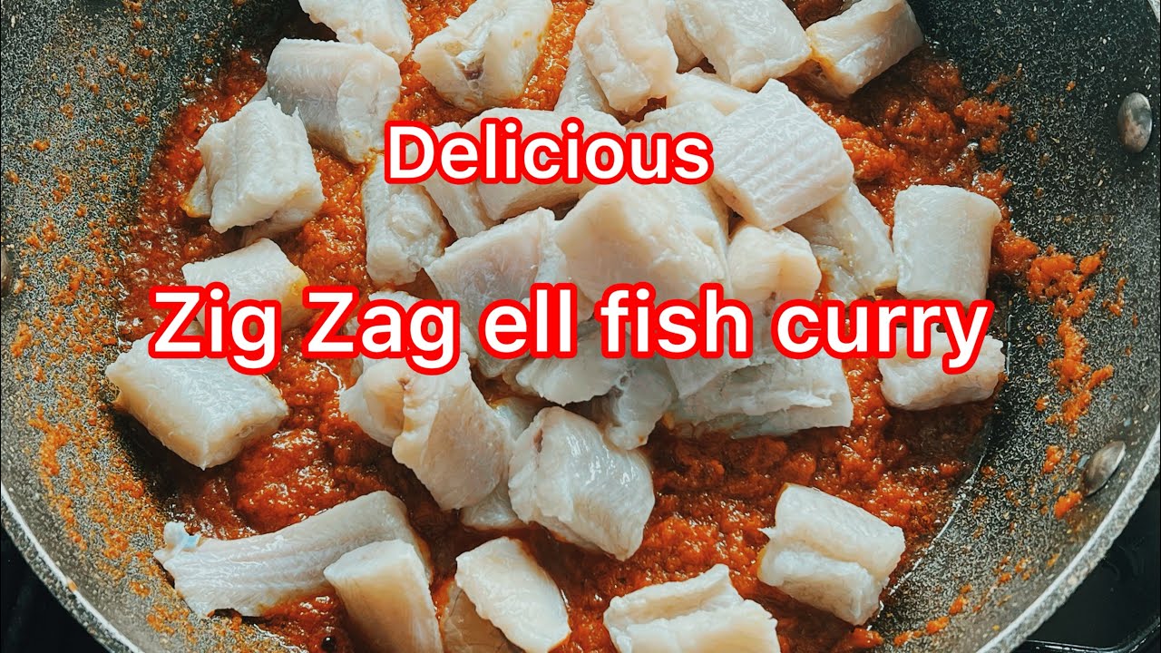 Delicious Zig Zag ell fish curry!মজাদার তরকারি।#zahrahzayanmum - YouTube