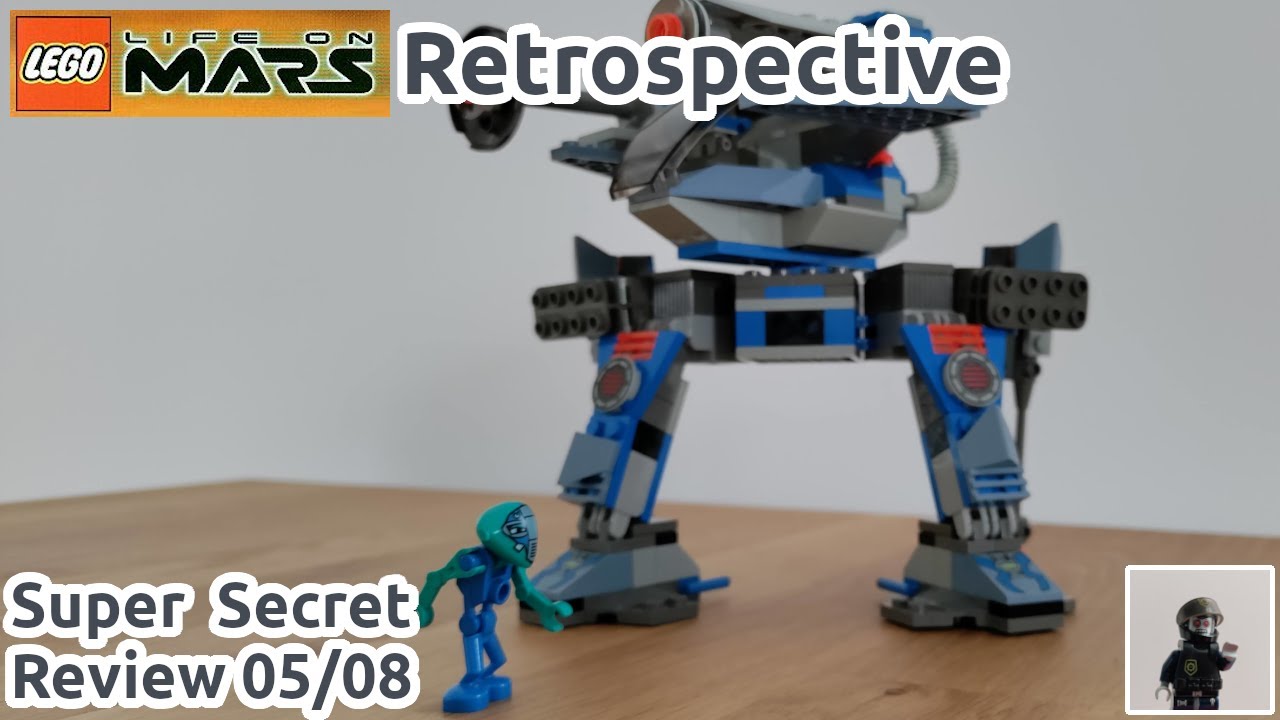 LEGO review 7313: Red Planet Protector (2001, Life on Mars) 🔎 - YouTube