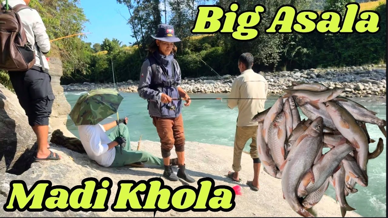 Madi River Fishing Asala #fishing #fish - YouTube