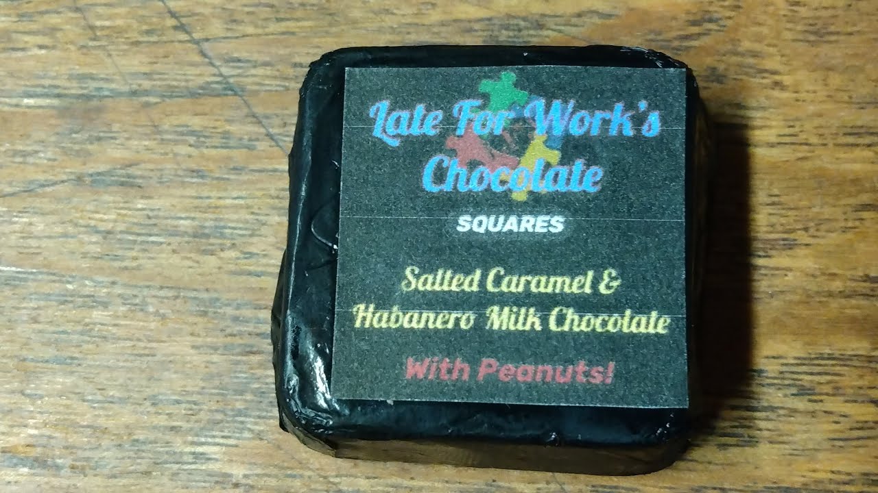 Late For Work's Chocolate Squares Salted Caramel & Milk Chocolate With ...