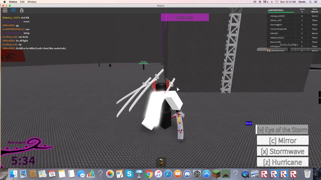 How to Perform Infinte Eye of The Storm on Senshi in Black Magic ...