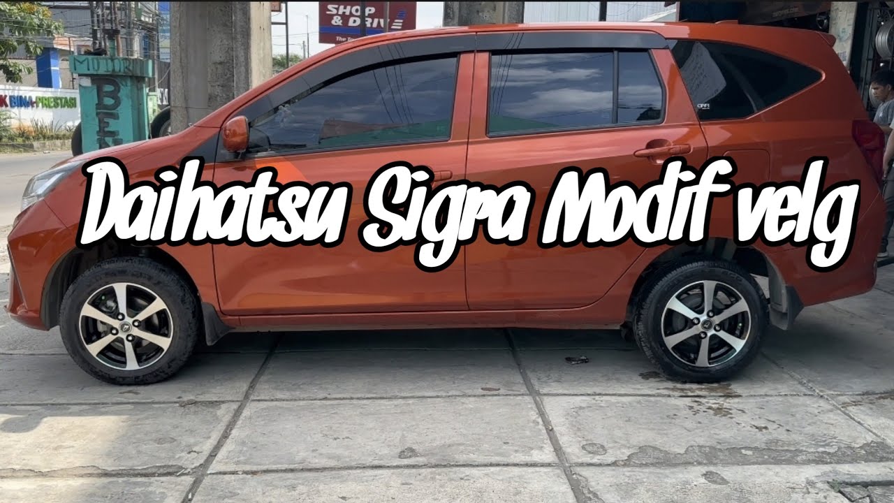 Daihatsu Sigra Upgrade velg yg sangat sederhana - YouTube