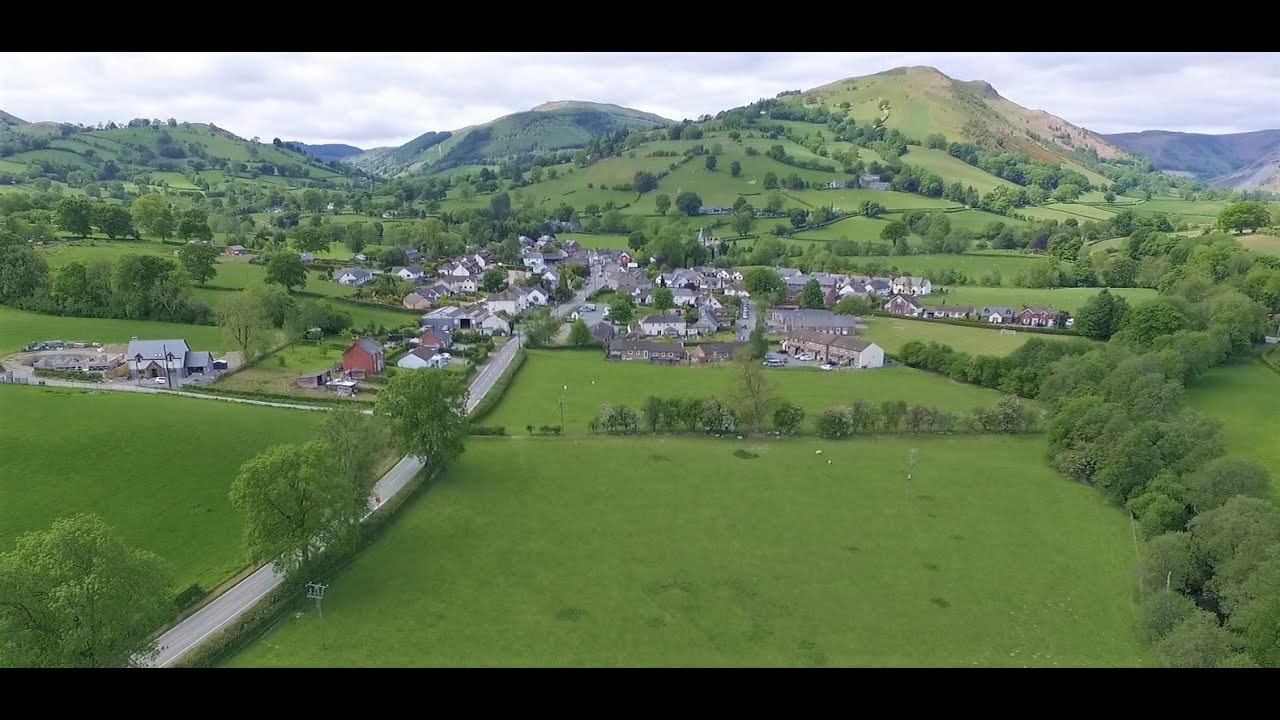 Along the Tanat Valley east of Pen-Y-Bont Fawr. - YouTube
