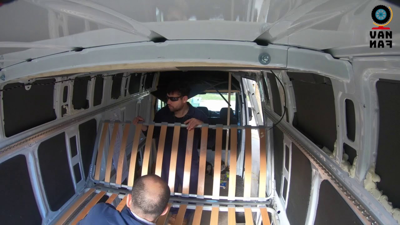 VANFAN - MERCEDES SPRINTER VAN CONVERSION - Bed and Sunroof fitting ...