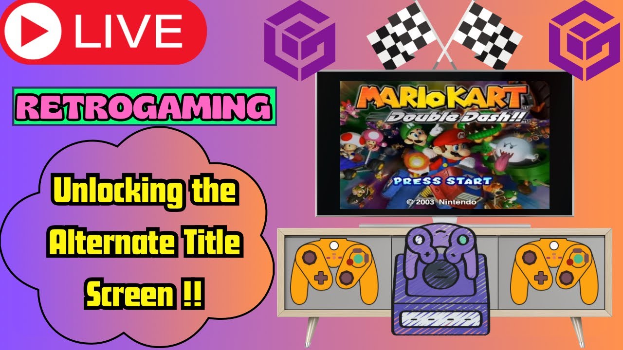 *Part 1* Mario Kart: Double Dash!! *50cc & 100cc* [Unlocking the ...