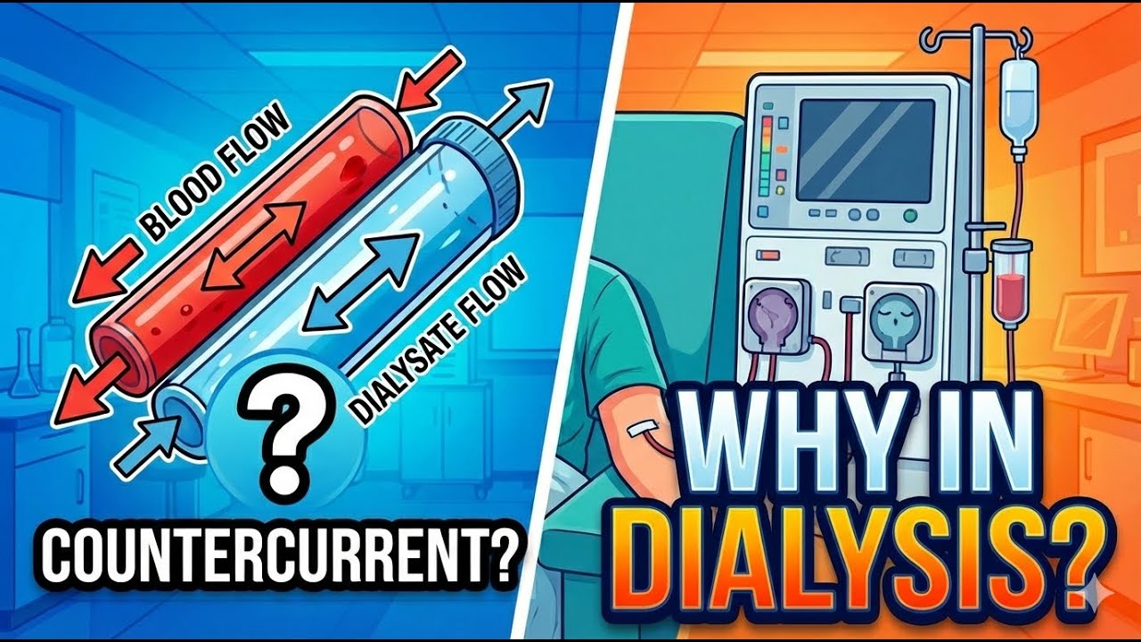 Why does the direction of flow matter in dialysis? 🔄 - YouTube