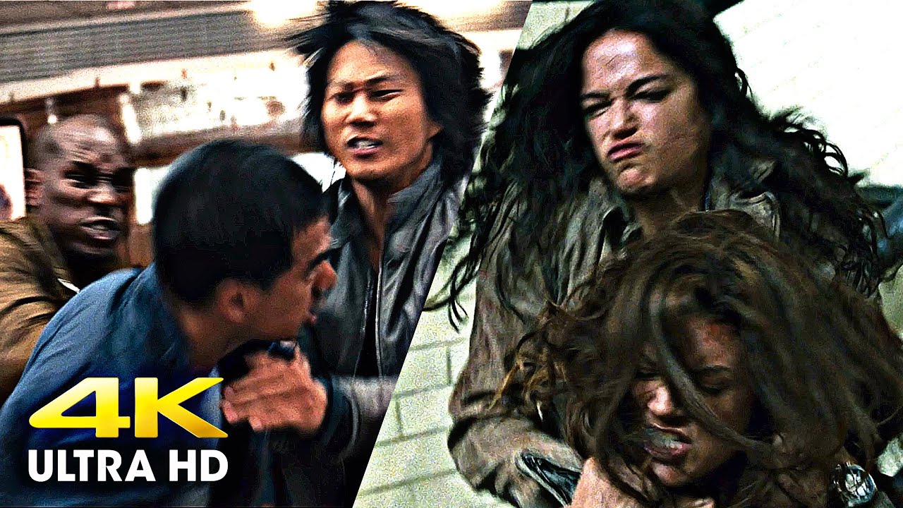 Fast & Furious 6 (2013) - Subway Fight Scene [4K UHD] - YouTube