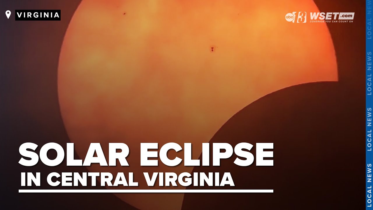 The 2024 Solar Eclipse in Central Virginia - YouTube