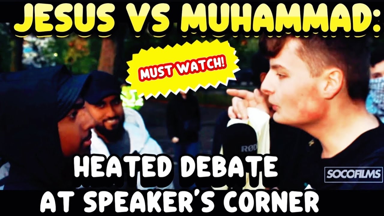Muslim SHOCKED by Jesus vs Muhammad Comparison! (Speaker’s Corner ...