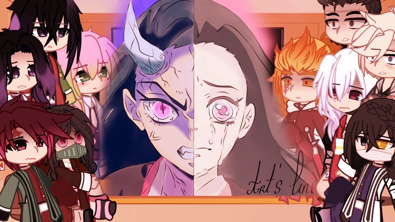 Hashiras +??? react to Nezuko -- Demon Slayer -- Gacha Club - YouTube