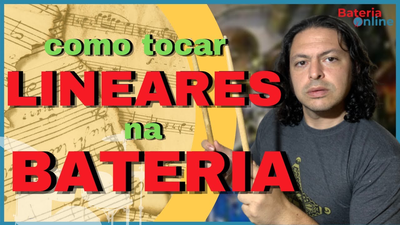 Ritmos lineares 🥁 Aprenda em 10 MINUTOS 😮‍💨 O que é Ritmo linear na ...