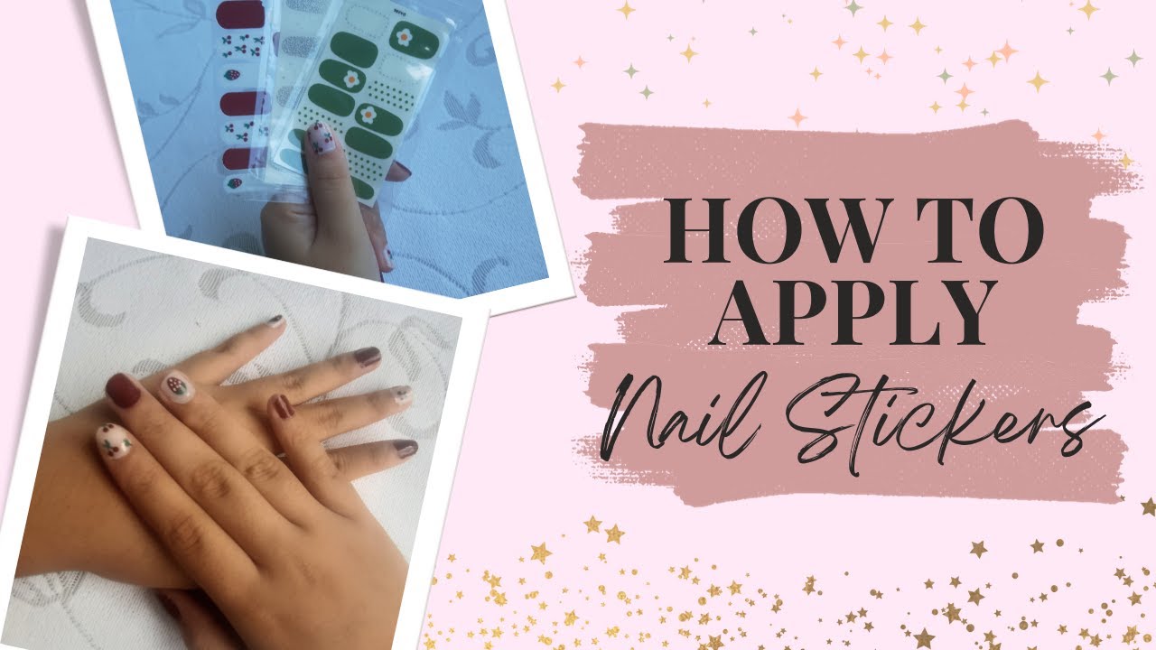 Vlog #51: How to Apply Nail Stickers | Easy and Affordable - YouTube