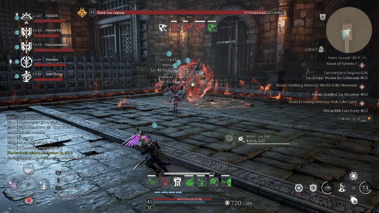 Bless Unleashed First Boss Dimensional lvl7 - YouTube