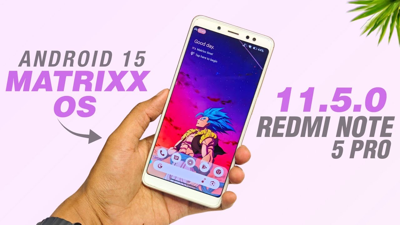Matrixx OS 11.5.0 Official For Redmi Note 5 Pro | Android 15 QPR2 ...