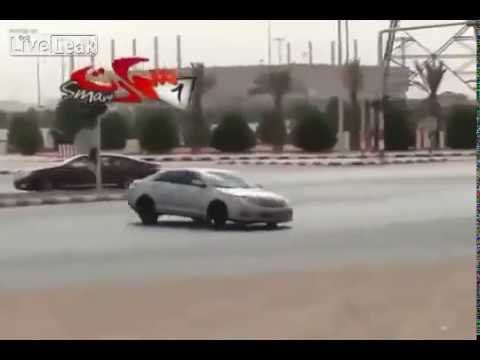 Saudi Drifters in car footage