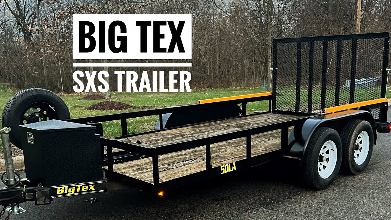 Buying and Fixing a 14ft Big Tex Trailer for my KRX - YouTube