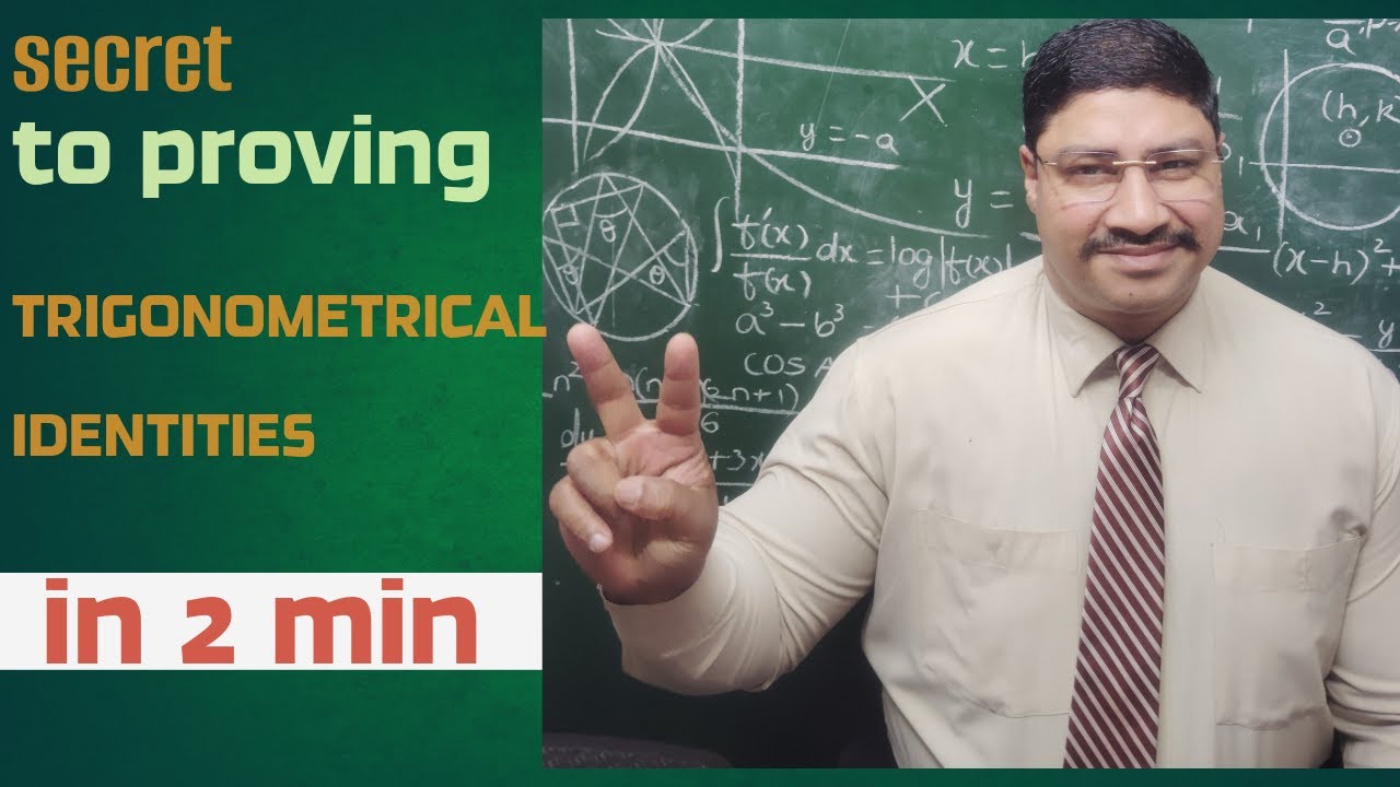 SECRET to proving Trigonometric Identities in 2 min - YouTube