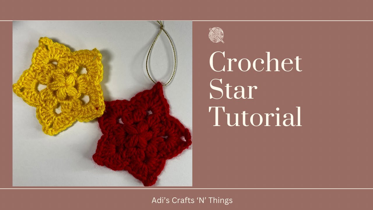 Crochet Star Tutorial - YouTube