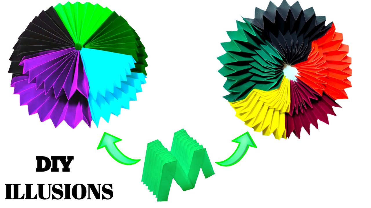 #illusions HOW TO MAKE DIY PAPER ILLUSIONS | INFINITY FOLD PAPER MAGIC ...