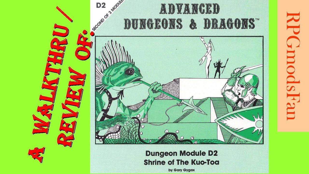 D2 Shrine of the Kuo Toa (a D&D mod) [ RPGmodsFan ] - YouTube