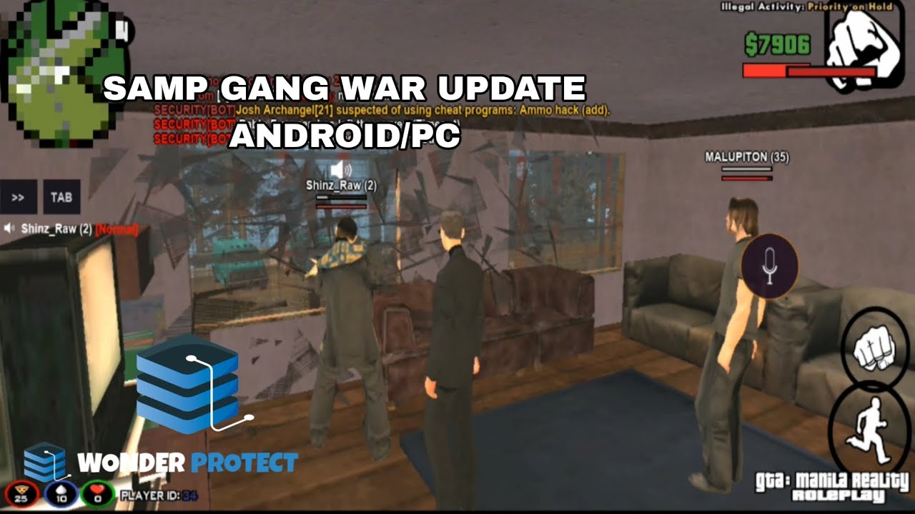 SAMP GANG WAR UPDATE MRRP ANDROID/PC GTA ONLINE MULTIPLAYER - YouTube