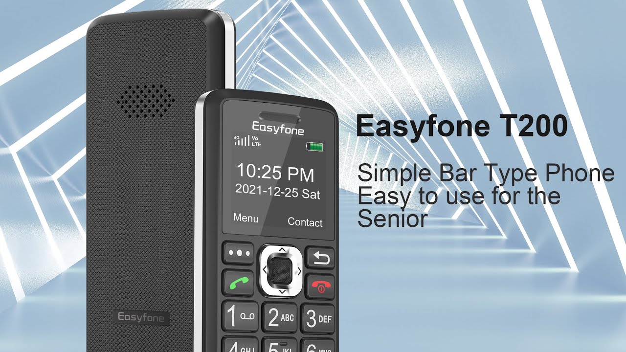 Easyfone T200 Simple Senior Mobile Phone in 2022 - YouTube