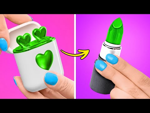 MANERAS DE ESCONDER MAQUILLAJE|| Cómo colar maquillaje y comida en el colegio por 123 Go! Series