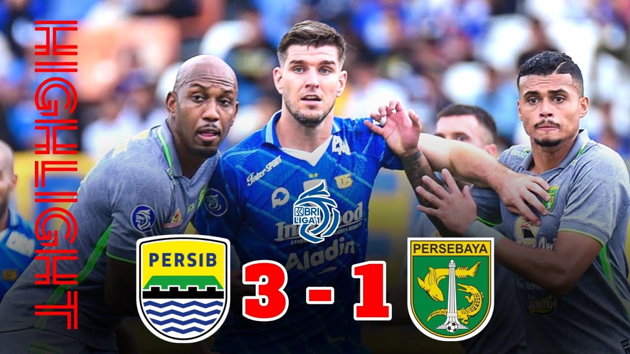 PERSIB VS PERSEBAYA | David Da Silva Hattrick, Persib Bungkam Persebaya ...