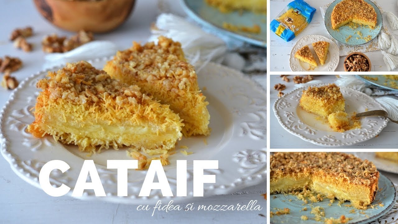 Cataif cu fidea si mozzarella | Reteta rapida de cataif - YouTube