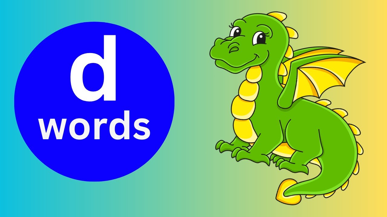 D Words | Phonics | Initial Sound | @KidsTeletimeR04 - YouTube