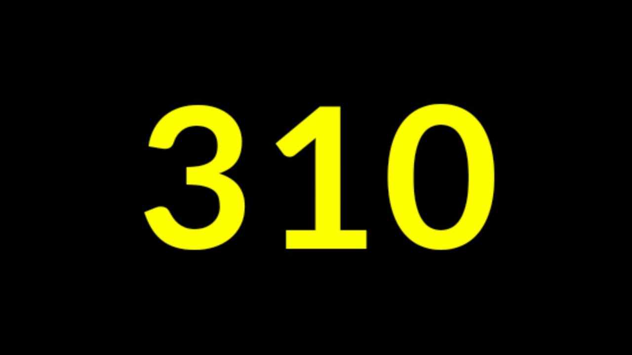 310 Seconds Countdown Timer With Sound Effect - YouTube