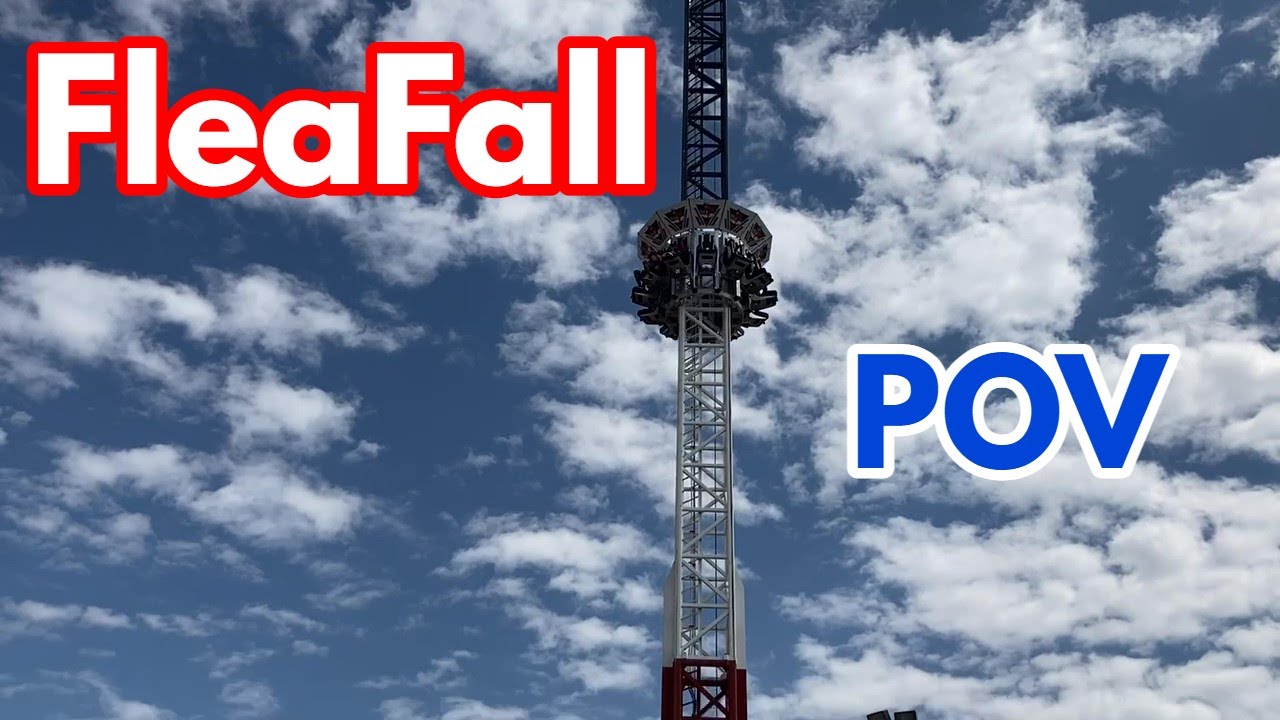 FleaFall POV | Prairie Playland Drop Tower - YouTube