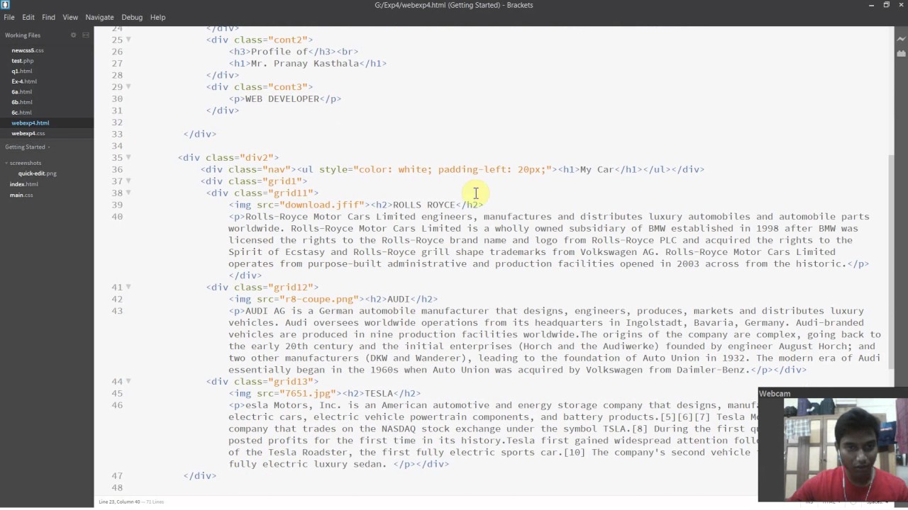 WebTech Lab Excercise 4 Presentation - YouTube