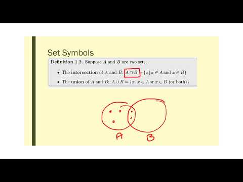 Precalculus 1.1 Sets & Interval Notation - YouTube
