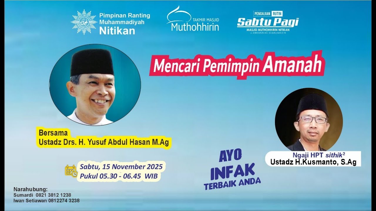 🔴LIVE! #KajianOnline | Ustadz Drs. H. Yusuf Abdul Hasan M. Ag | Mencari ...