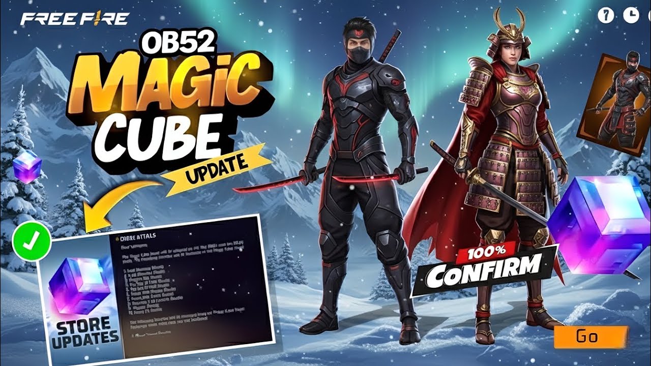 Free Fire Ob52 Magic Cube Store Update || FF New Upcoming Magic Cube ...