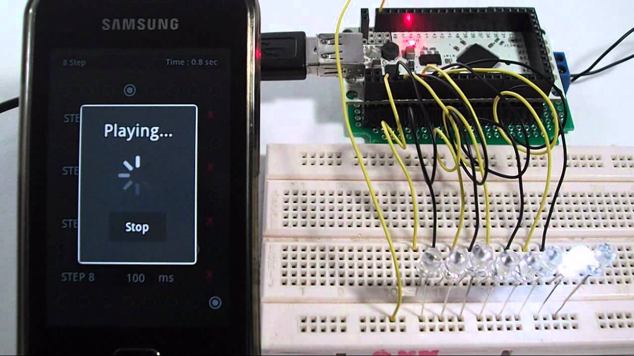 [IOIO Board] LED Creator - YouTube