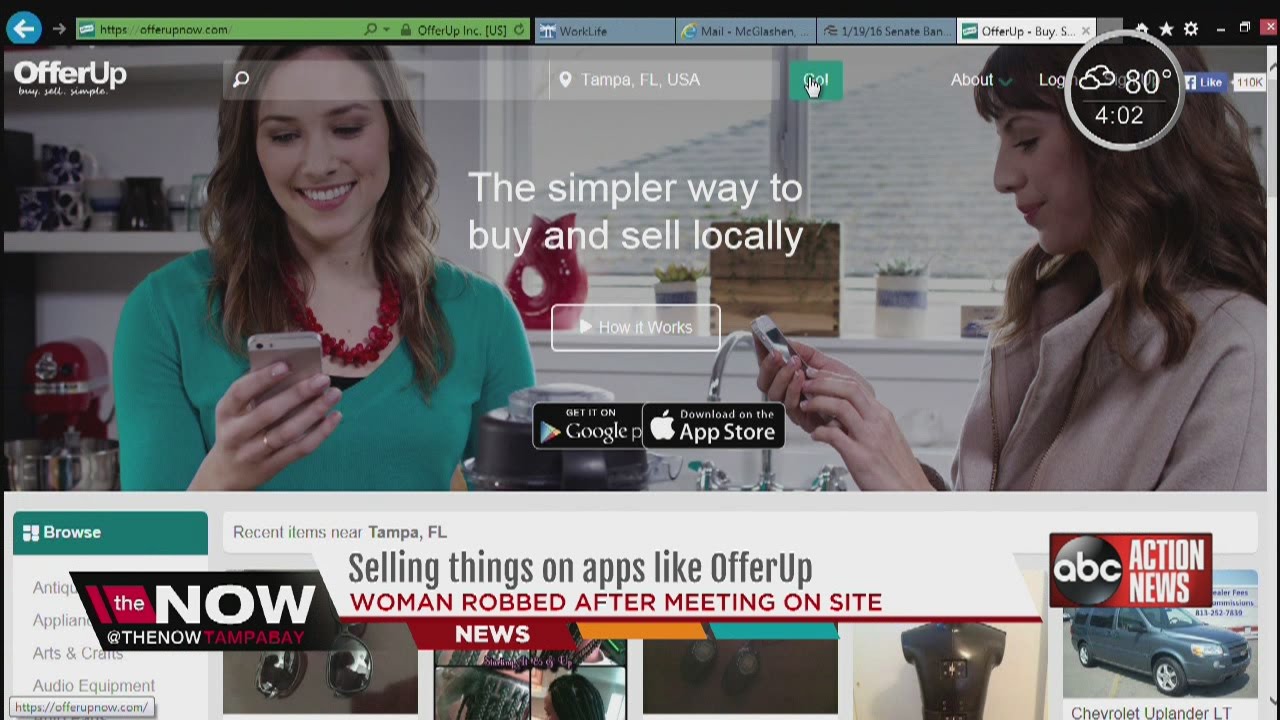 How to use sites like OfferUp to sell your belongings safely - YouTube