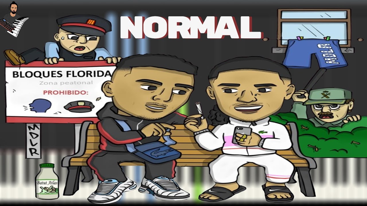 Morad - Normal | Instrumental Piano Tutorial / Partitura / Karaoke / MIDI - YouTube