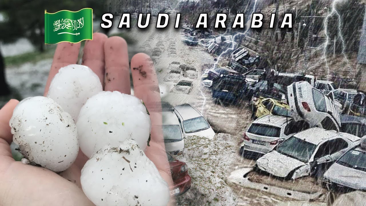 Shock as Saudi Arabia Roads Freeze Due to Snow and Hail in Taif Region ...