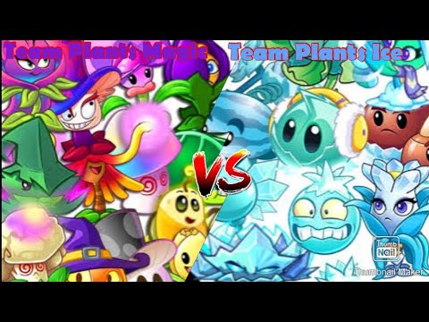 Team Plants Magic Vs Team Plants Ice 🔥 | Plants Vs Zombies 2 🌸 | 🔮🆚🍨 ...