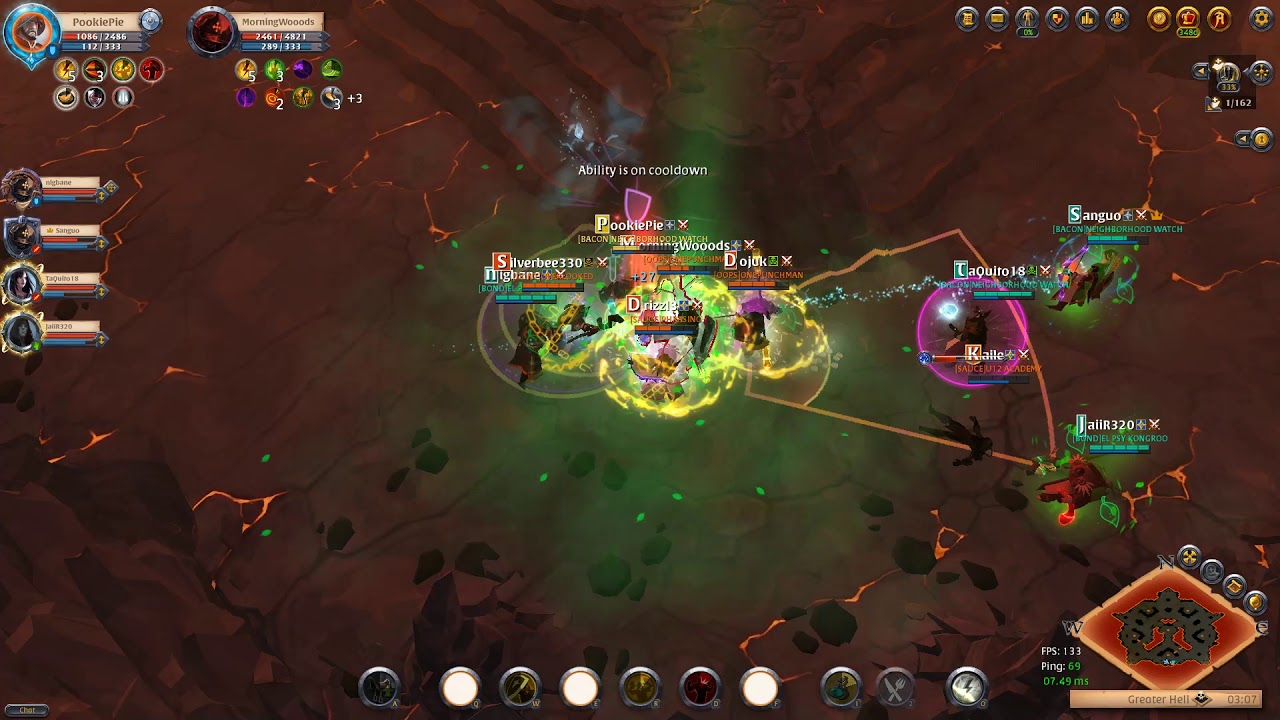 Albion Online PookiePie Red Hellgate Clarent/Mistcaller/Taunt Trials ...