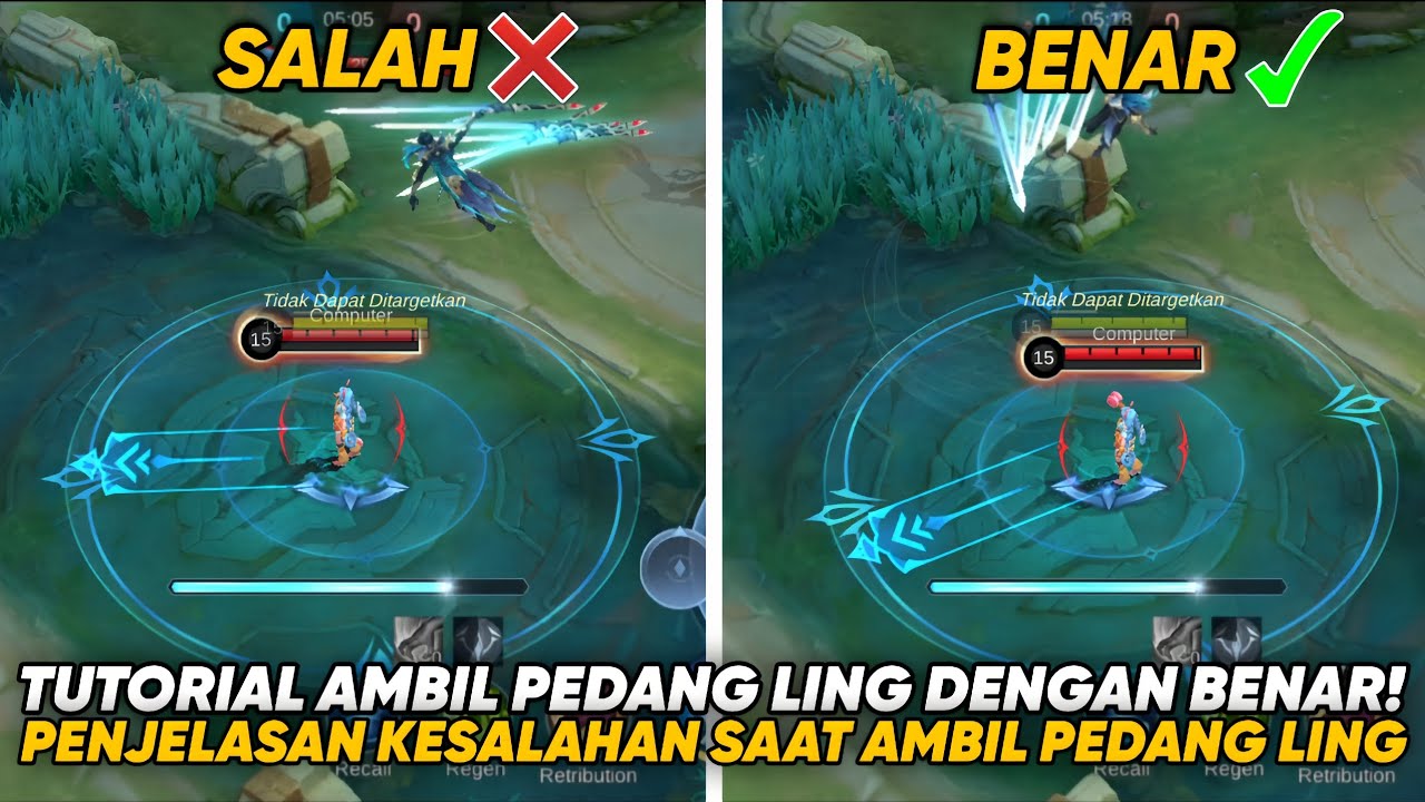 TUTORIAL AMBIL 4 PEDANG LING DENGAN BENAR! PENJELASAN DAN KESALAHAN SAAT AMBIL PEDANG LING - YouTube