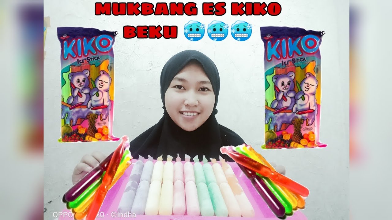 mukbang es kiko beku , seger banget 🥶 || by Indha Sary - YouTube