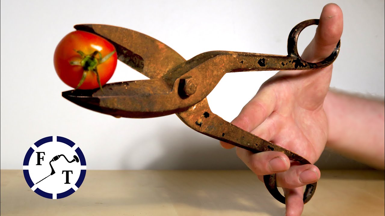 GIANT German Scissors Restoration - YouTube