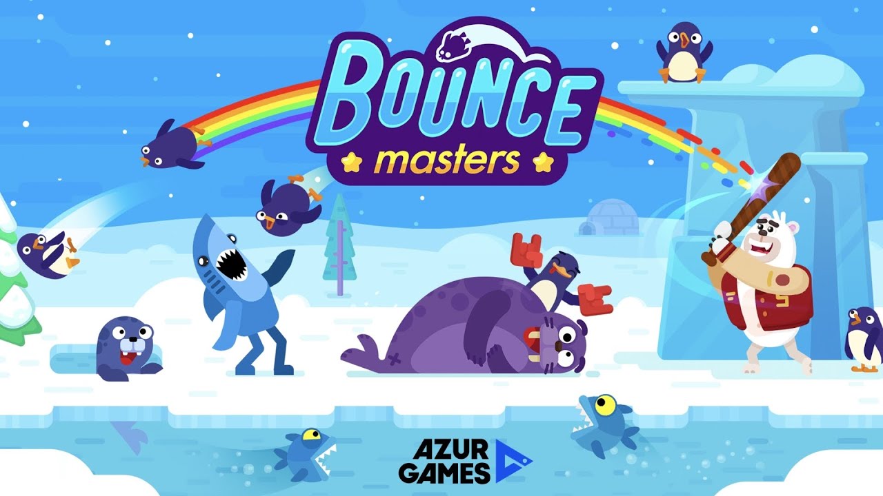 لعبة Bounce masters🐧😃 - YouTube