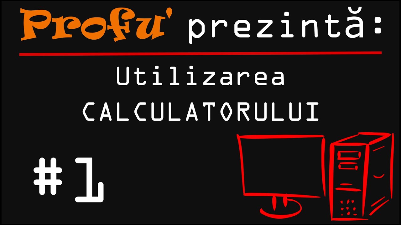 Utilizarea Calculatorului - începători - Curs 1: Meniul START - YouTube