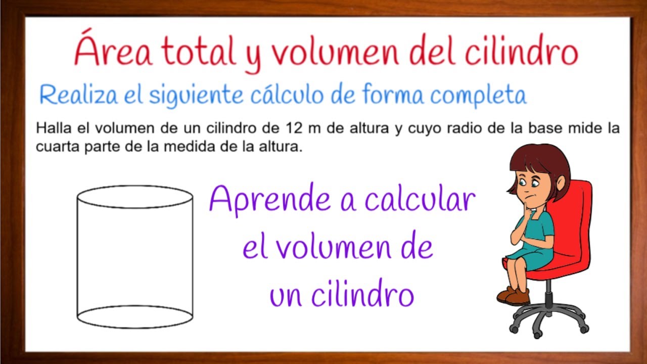 Como calcular el volumen de un cilindro facilmente - YouTube