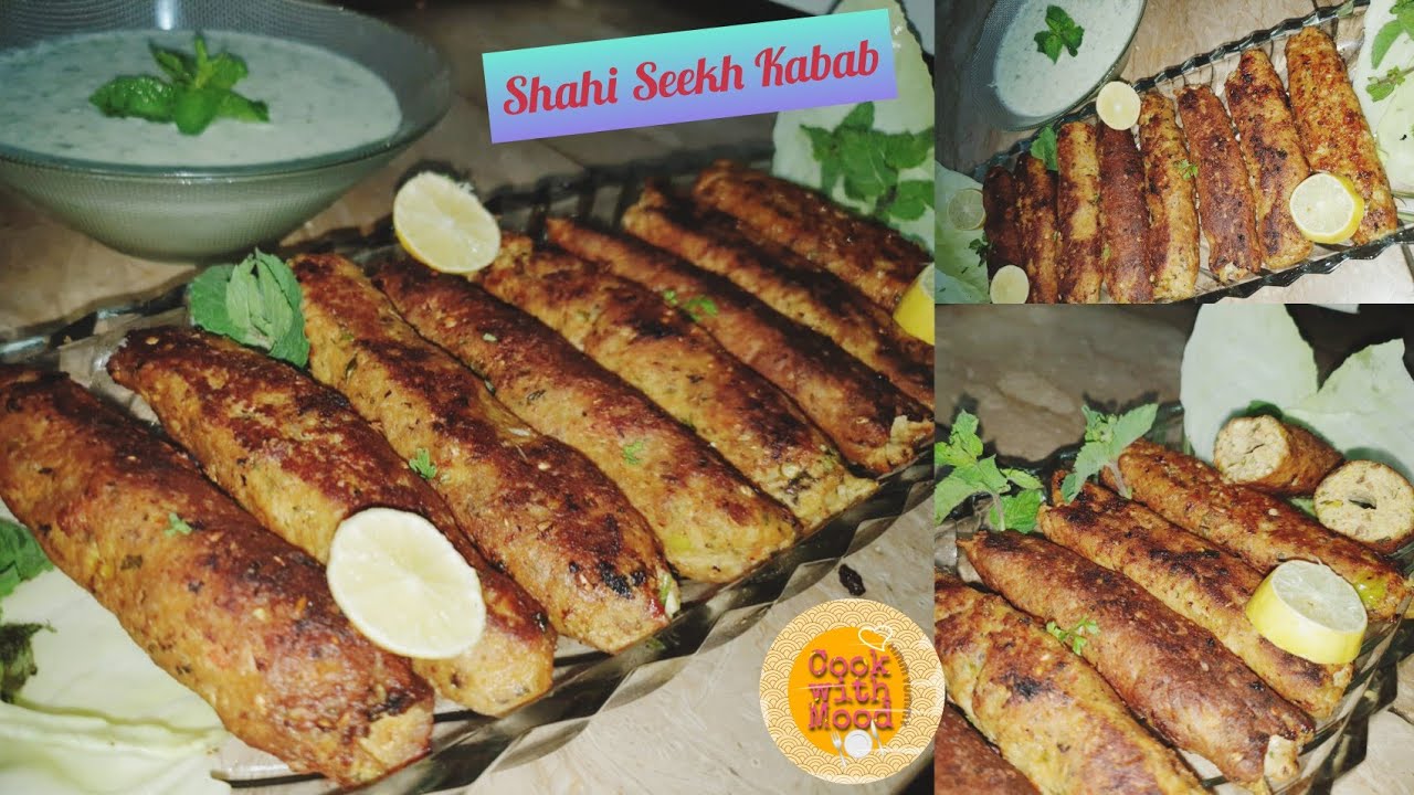 Shahi Seekh Kabab Recipe||On Pan without Oven||Cook with Naz||# ...